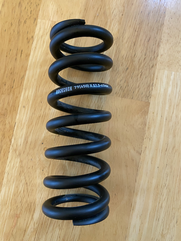 Rockshox 450lb coil spring 57.5-65mm For Sale