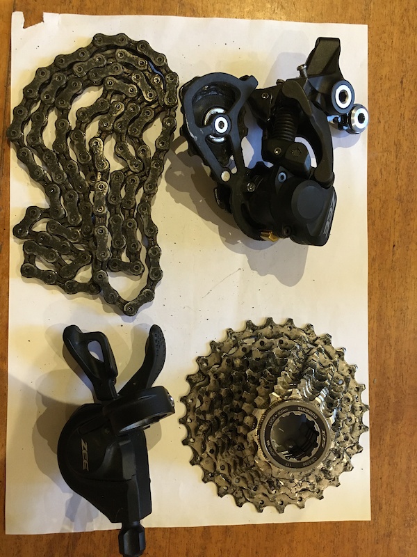Shimano zee part groupset For Sale