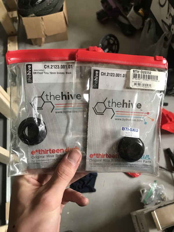 E-thirteen DH Hub 15mm end caps For Sale