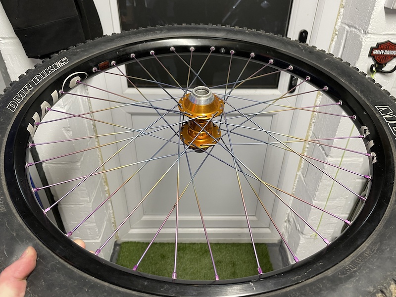 Halo SAS rims with titanium spokes For Sale