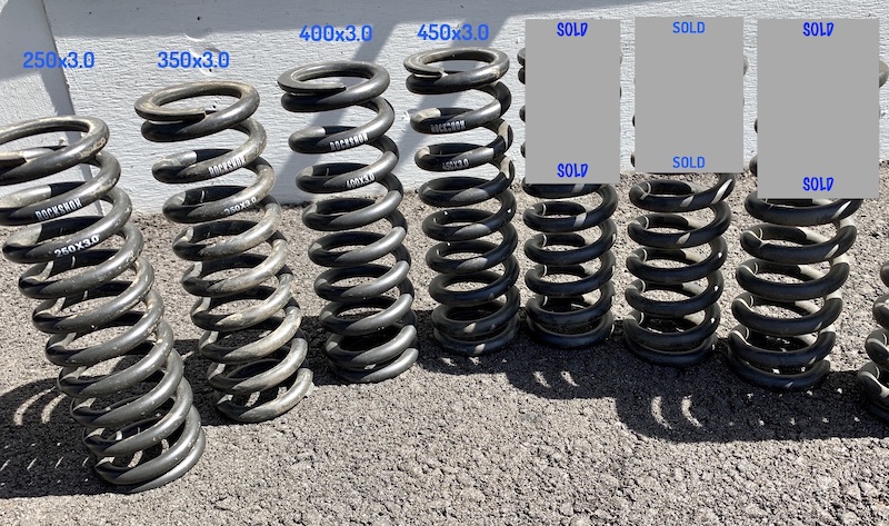 2017 ROCKSHOX 3.0 Springs 250, 350, 450 For Sale