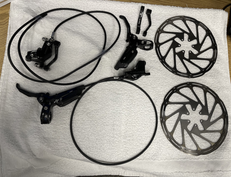 2020 SRAM CODE RSC brake set with rotors For Sale