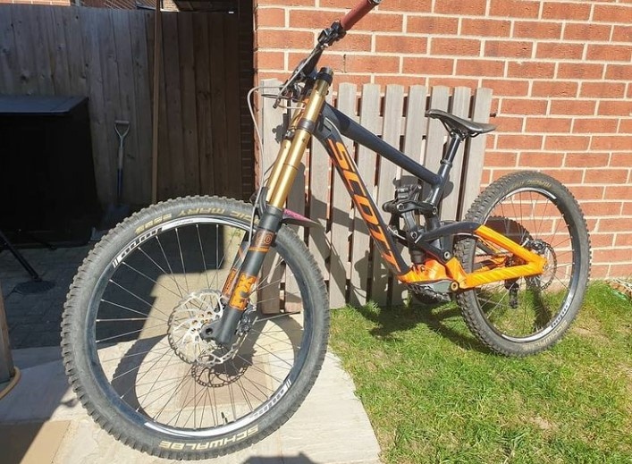 2017 Scott Gambler FRAME ONLY WITH FOX X2 SHOCK For Sale