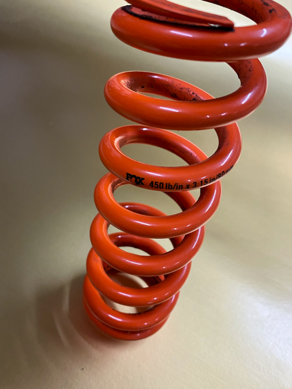 2021 fox sls coil spring 450 x3.15 /80mm For Sale