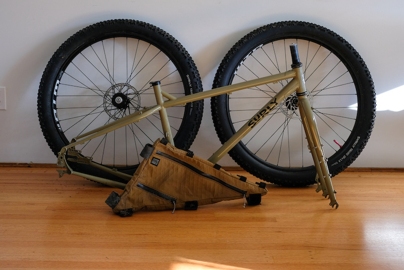 2021 Surly ECR Frame + Wheelset + Bag For Sale