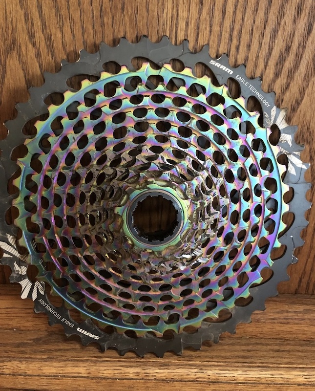 2020 Sram Eagle XX1 Rainbow Oil Slick cassette 12 speed For Sale