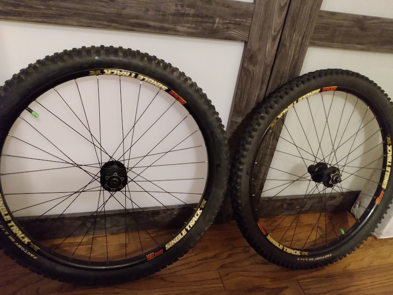135 100 qr wheelset with Tioga tires Shimano hubs 26 For Sale