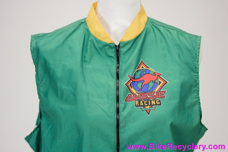 1990's MTB Aussie Racing Windbreaker Vest: Kangaroo For Sale