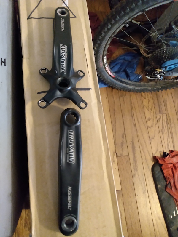 2005 Truvativ hussefelt 170 isis cranks For Sale