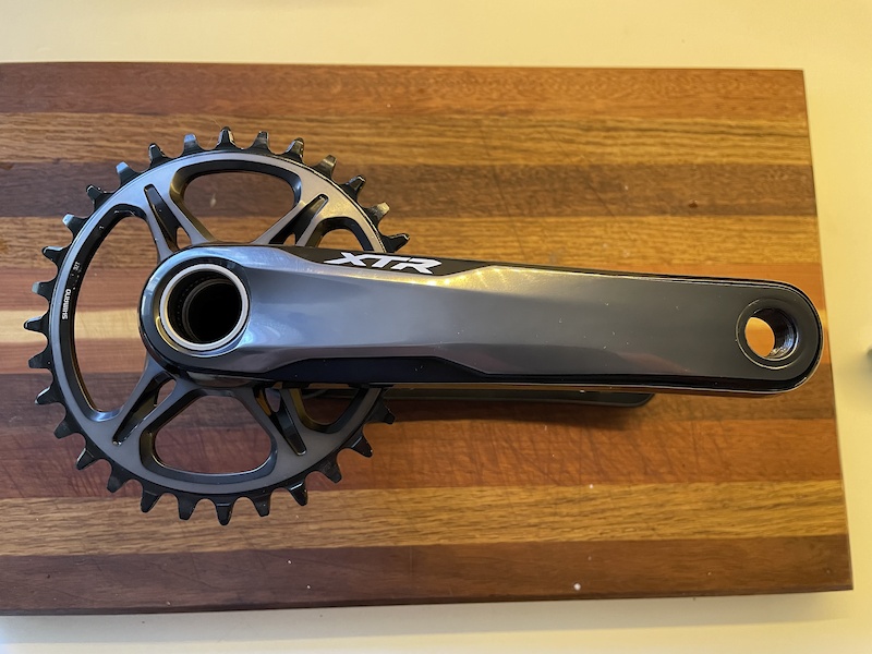 2021 Shimano XTR 9120 1x crankset with 32T ring 170mm arms For Sale