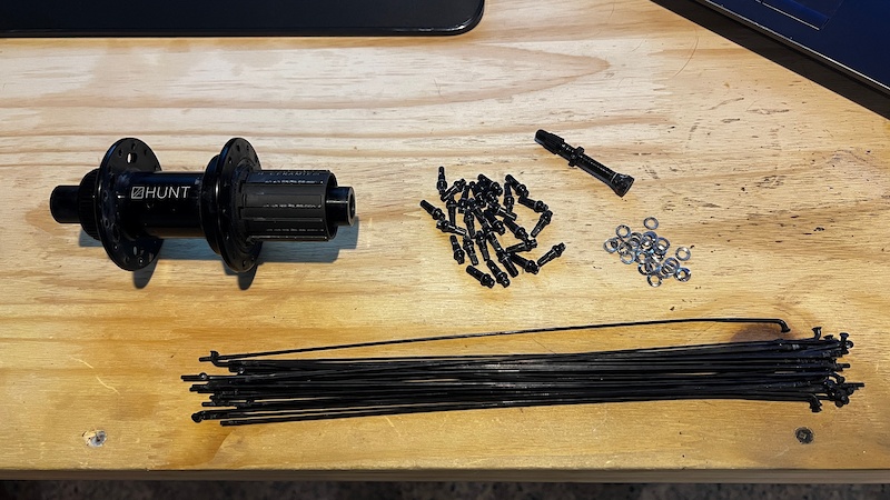 Hunt Rear Hub and Spokes For Sale