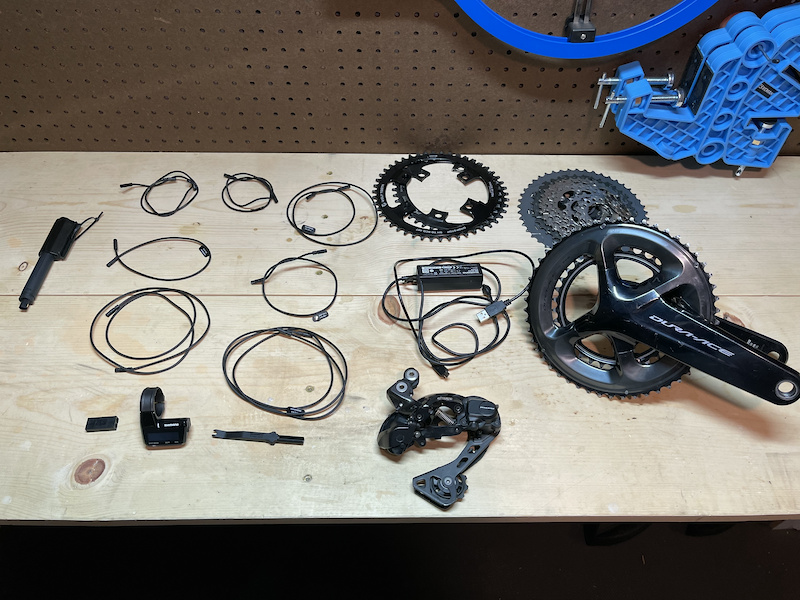 Di2 Parts + Dura Ace Crankset For Sale
