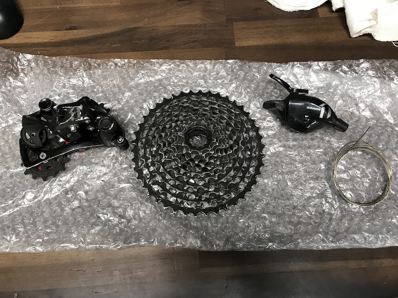 2017 SRAM X1 11 Speed Shifter, Cassette, and Derailleur For Sale