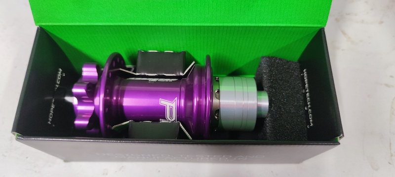 2022 Hope Pro4 SS/Trials Hub Purple 32h 142 X 12/135x10 For Sale
