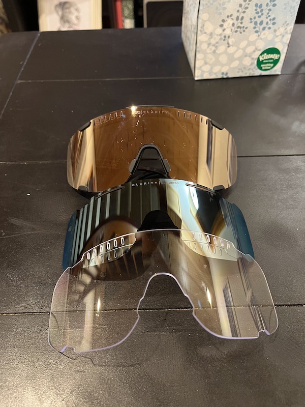 2021 Poc Devour Glasses with 2 extra lenses For Sale