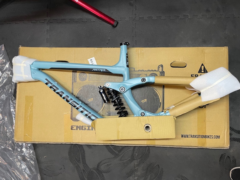 2020 Transition Patrol Alloy Frameset Coral Blue Large For Sale