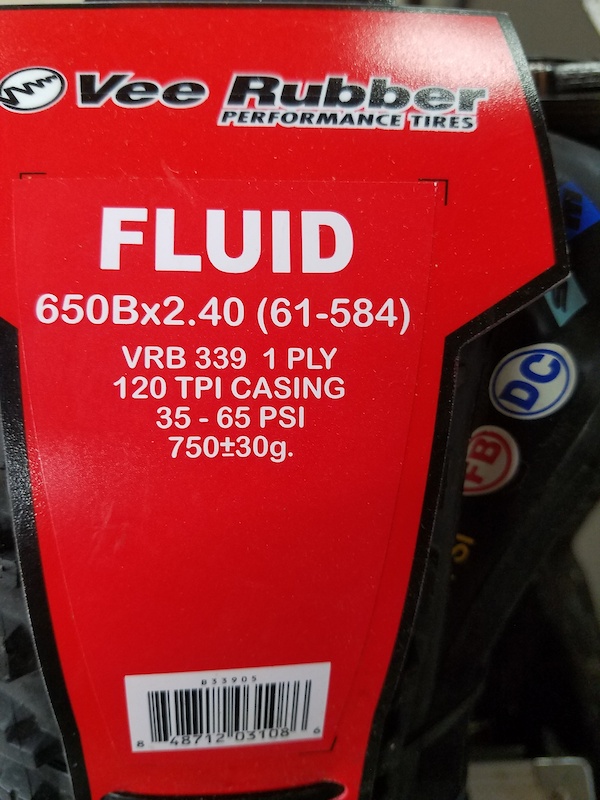 2020 Vee Fluid 650b 2.4 tires For Sale