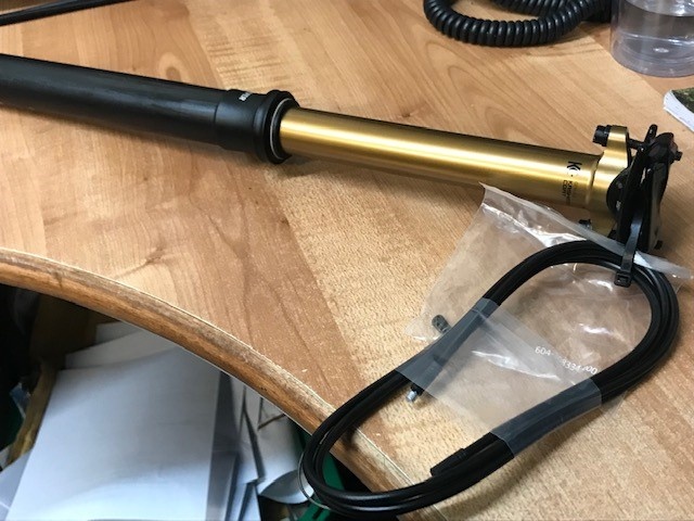 2020 FOX transfer factory dropper external routing 31.6 For Sale