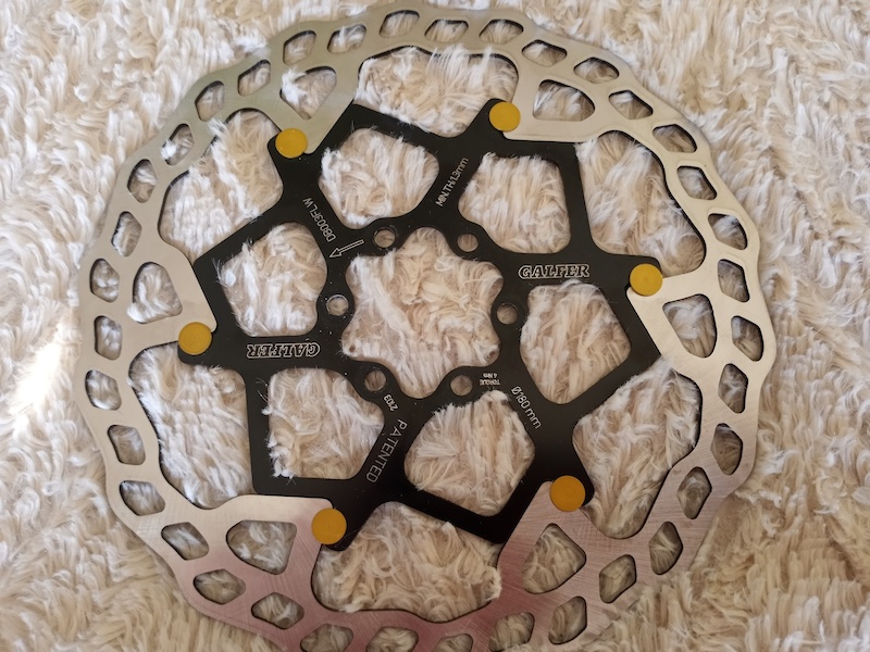 2pc Galfer Wave rotor w/gold pins BRAND NEW For Sale