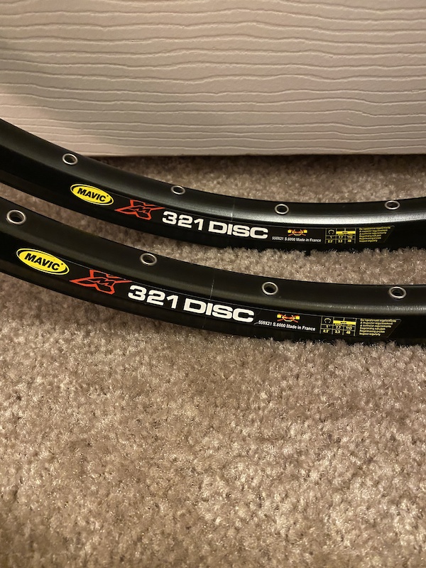 Mavic XM 321 Disc 26 in. Pair For Sale