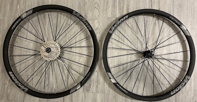 Vision Team 30 Disc Semi-aero Gravel Wheelset For Sale