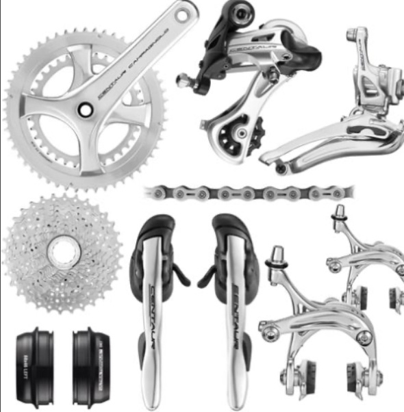 2022 New Silver Campagnolo Centaur 11 Rim Groupset For Sale