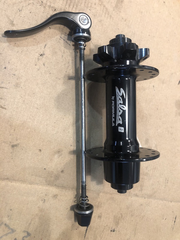 Salsa fat bike front wheel hub w/ disc brake mount For Sale