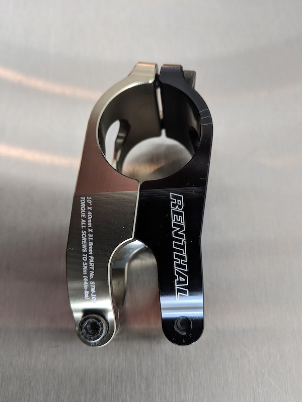 2019 Renthal Duo stem 40mm 31.8mm +/- 10 degrees For Sale