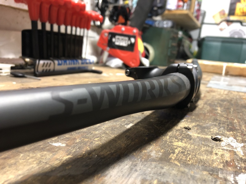 2020 Sworks Carbon low rise bar 31.8 For Sale