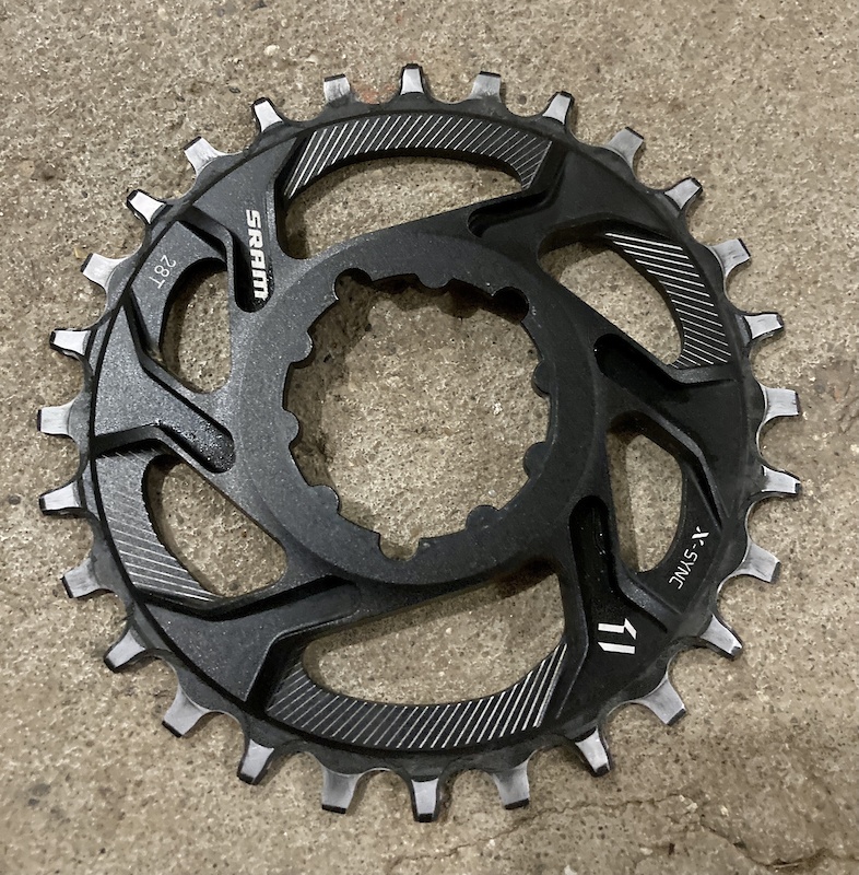 2019 SRAM XX1 X-Sync Chainring 28T 6mm Offset 10/11 Spd For Sale