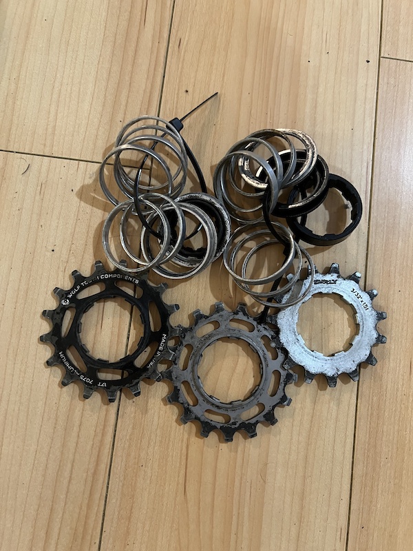 Singlespeed Cogs and Spacers For Sale
