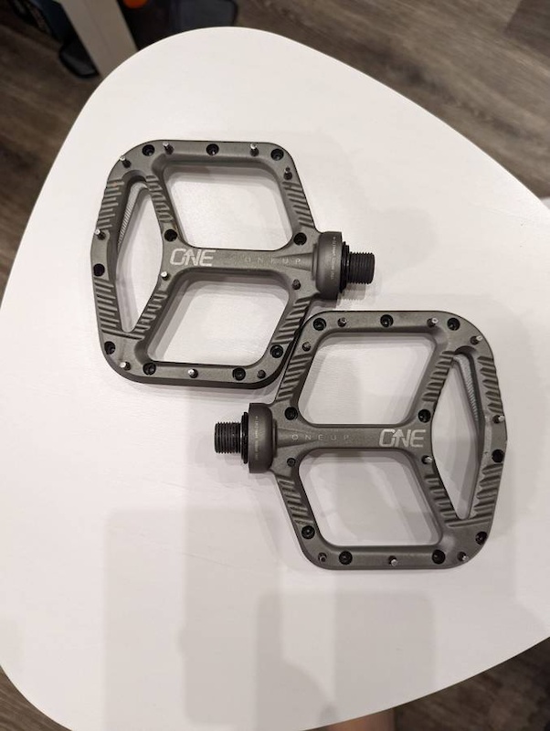 2021 Oneup Alu Flat Pedals (Grey) For Sale
