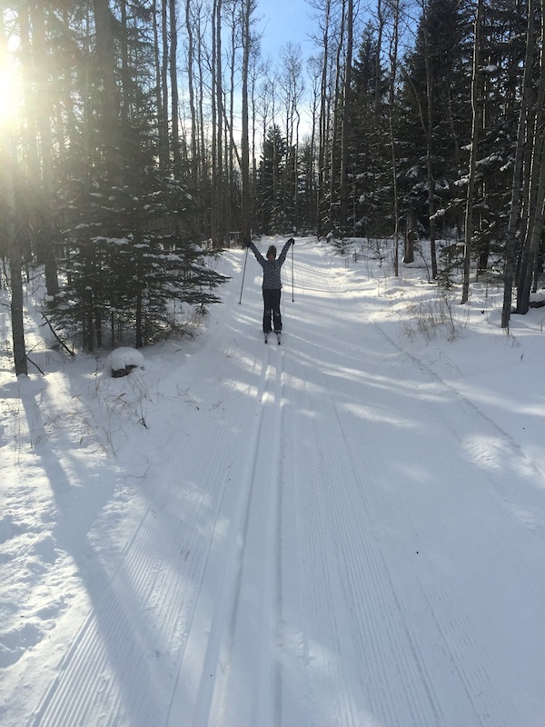 Campground Outside Loop Skiing Trail - Grande Cache