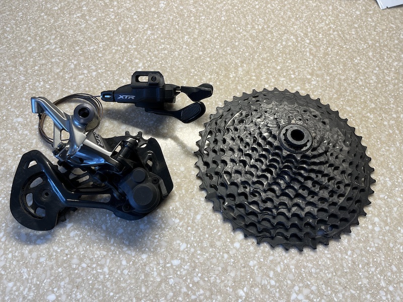 Shimano XTR M9100 Shifter, Derailleur, & Cassette For Sale