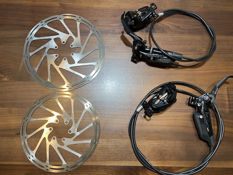 2021 SRAM Code RSC Brake set with rotors For Sale