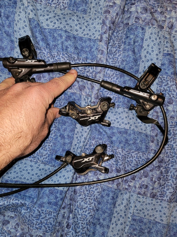 2020 Shimano XT 4 piston BR M8120 set For Sale
