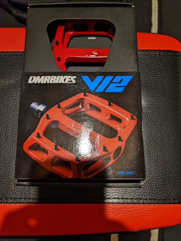 2021 DMR V12 Pedals - Red For Sale