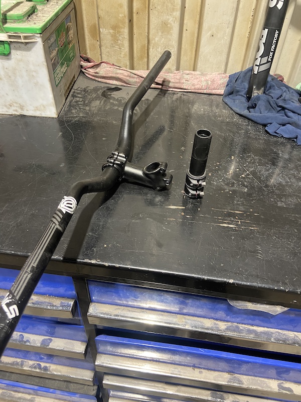 2022 Steerer tube extender with high rise bars For Sale