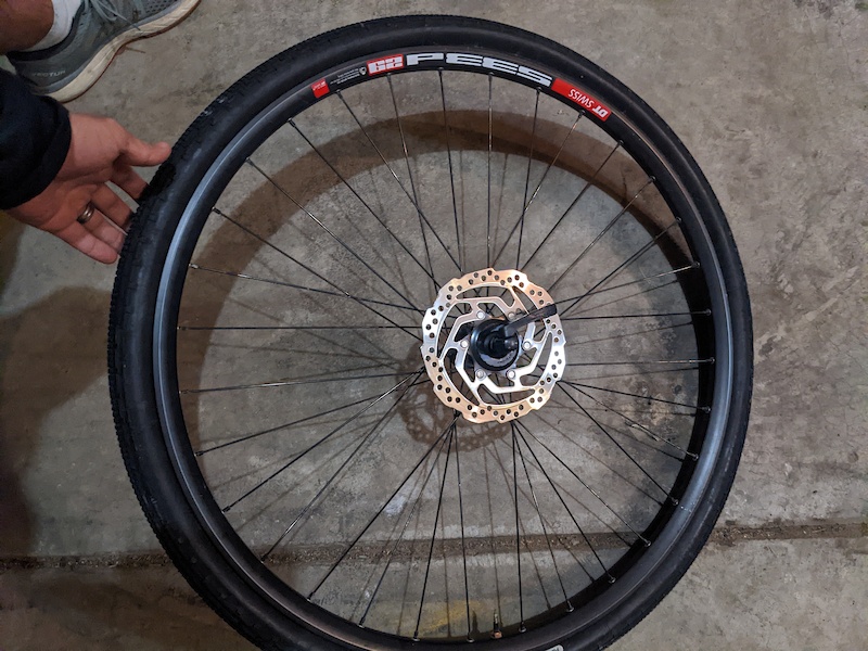 DT Swiss rim with cassette and tires For Sale