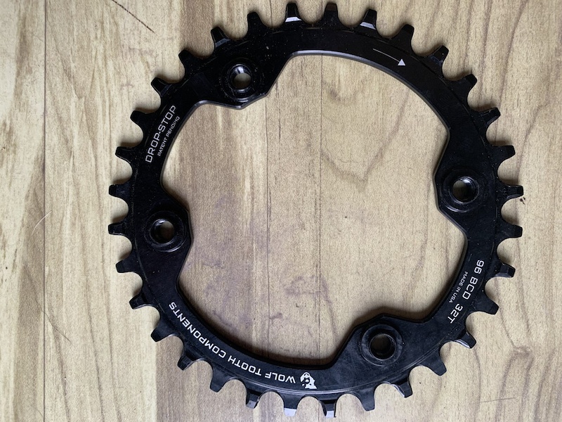 New Wolftooth 32t chainring 96 BCD drop stop XTR Ring For Sale