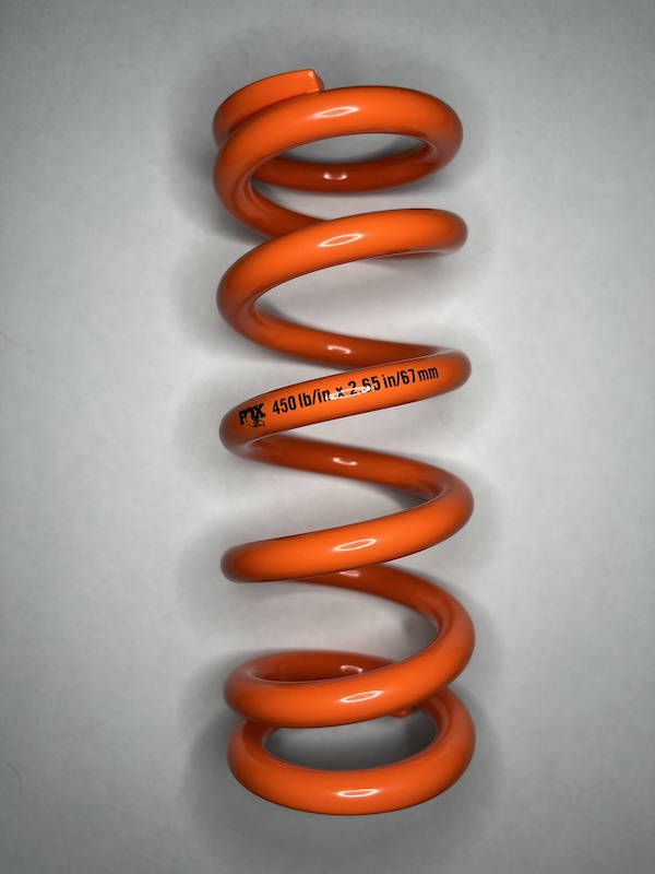 2021 FOX SLS COIL REAR SHOCK SPRING 450LBS X 2.65”/ 67MM For Sale