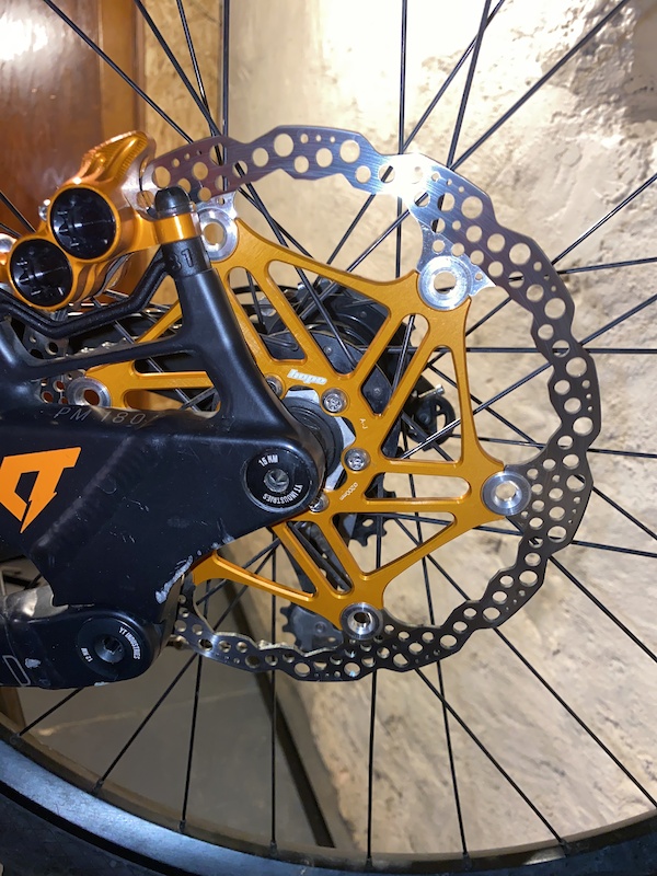 2022 Hope 6 Bolt 200mm Rotor (Orange) For Sale