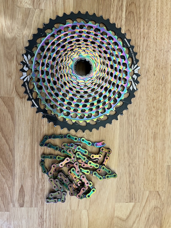Sram XX1 Cassette 10-50t Oilslick W/ Chain For Sale