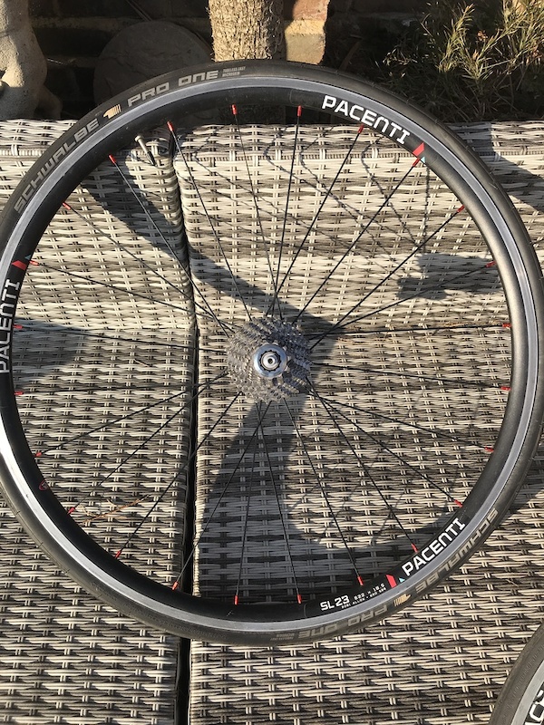 2020 Pacenti Alloy wheel set with Hope hubs For Sale