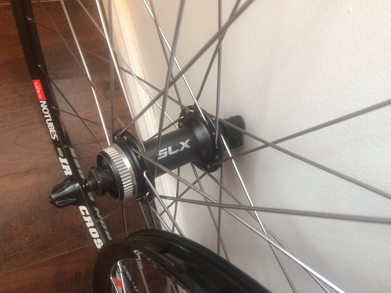Stan's Iron Cross rims / SLX CL hubs 700c Wheelset For Sale