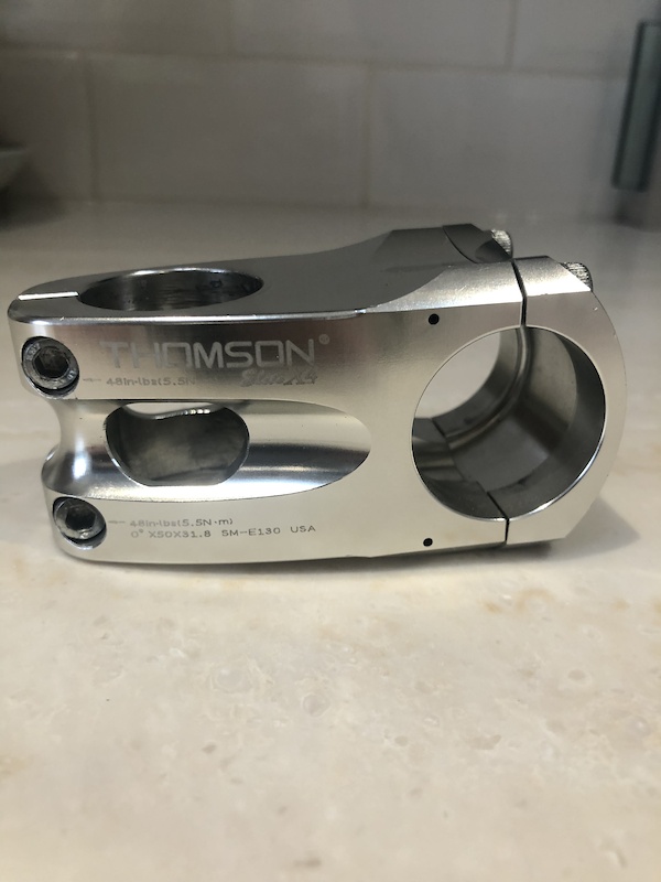 Thomson Elite X4 stem 50mm x 31.8mm - Silver For Sale