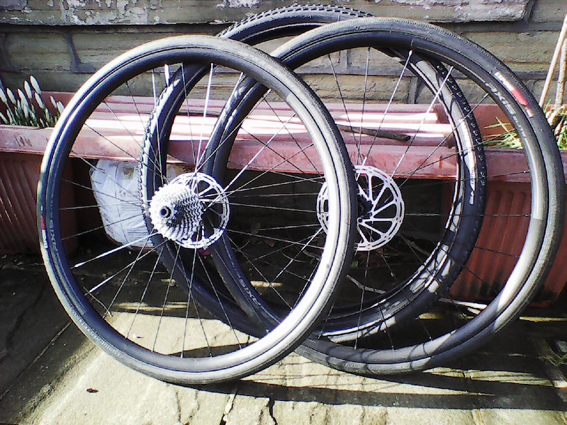 2020 Axis Elite wheels with rotors & cassette For Sale