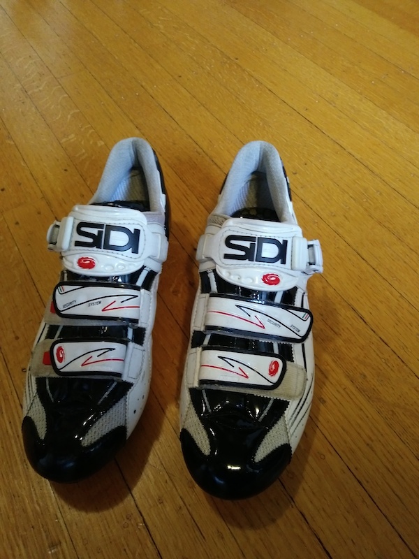 2017 Sidi Genius 6.6 Vent Carbon Shoes Sz 41 For Sale