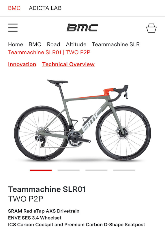 2022 BMC Teammachine SLR 01 Two For Sale
