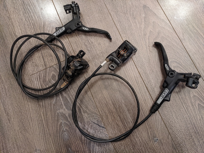 2012 Used Avid Elixir 5 Lever Hose Set + Matchmakers For Sale